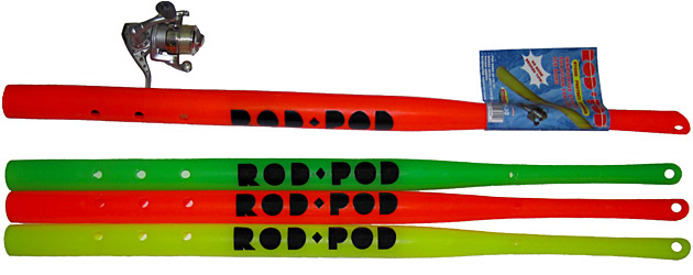 New Ice Rod Pods : Great Lakes Ice Fishing